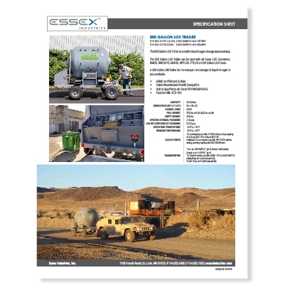 Specification Sheets - Essex Industries